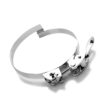 Stainless steel quick connect hose clamps